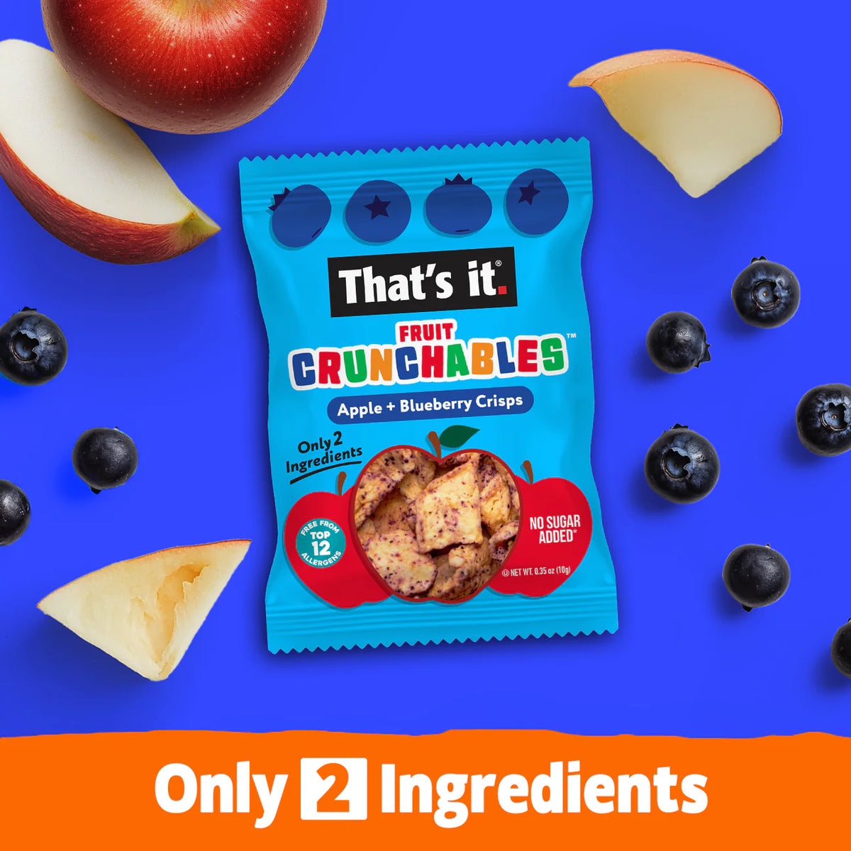 That's It - Fruit Crunchables Apple - 10 GR – Etérea